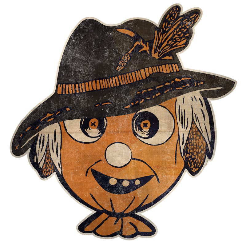 Smiling Scarecrow (Custom Carved) – SageSignCo
